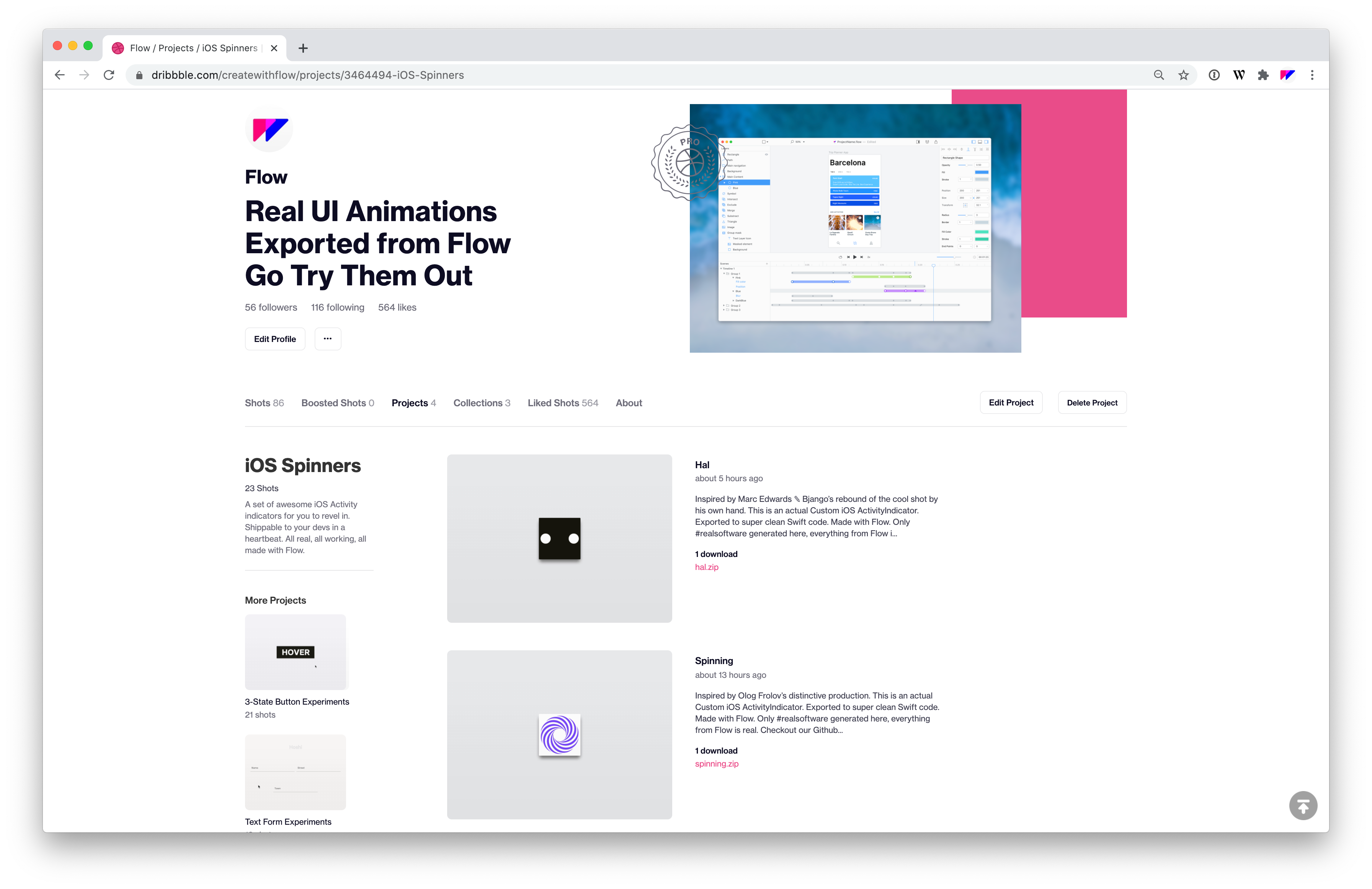 Flow Blog - Animate and Ship 50 iOS Spinners in 48 hours