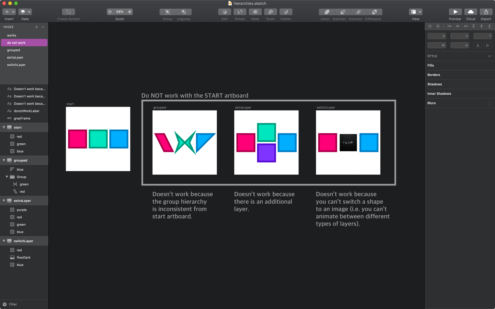 Flow - Setup Your Sketch File Hierarchies For Animation