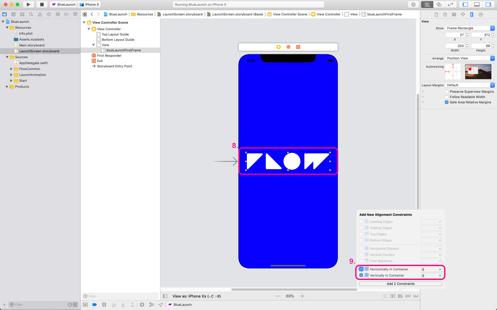 Flow - Create Launch Animations With Content on the First Frame